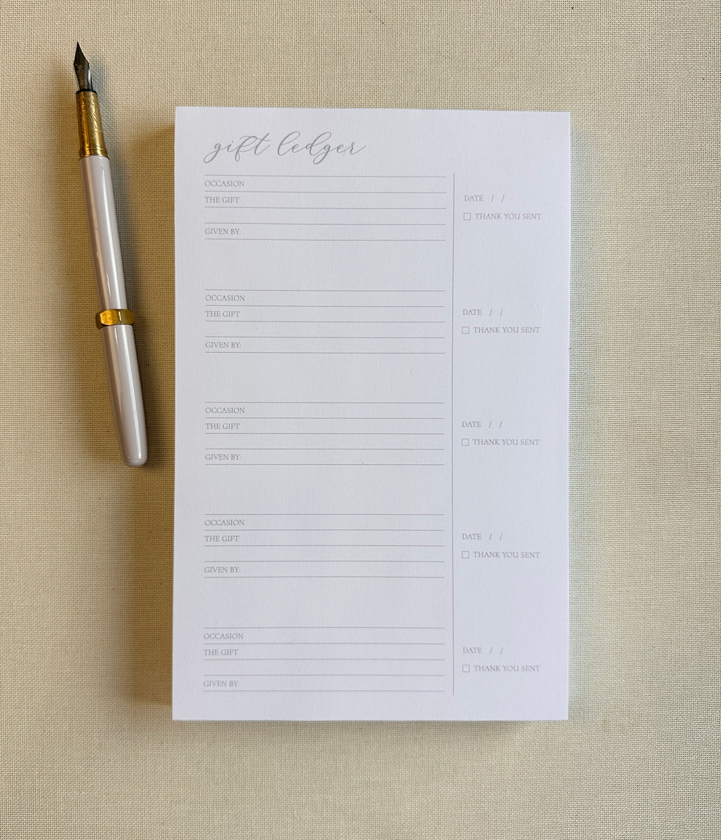 Gift Ledger Pad – Fresh Ink