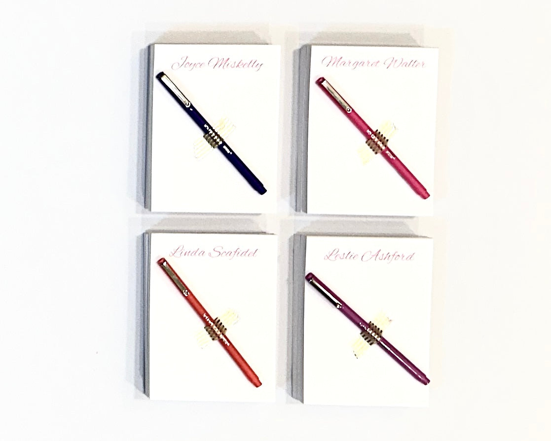 Note Pad and Pen Sets for Hostess Gifts – Fresh Ink