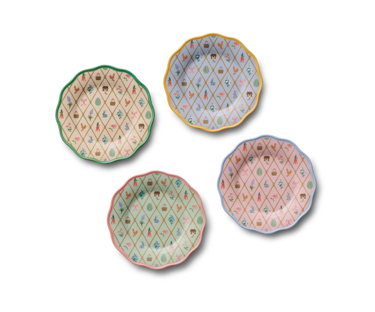 Spring Farm Melamine Assorted Dessert Plates by Rifle Paper Co – Fresh Ink