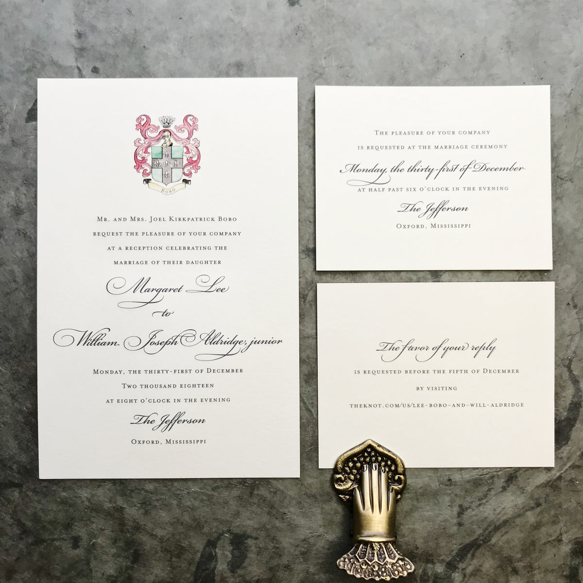 Lee Wedding Invitation - Deposit Listing – Fresh Ink