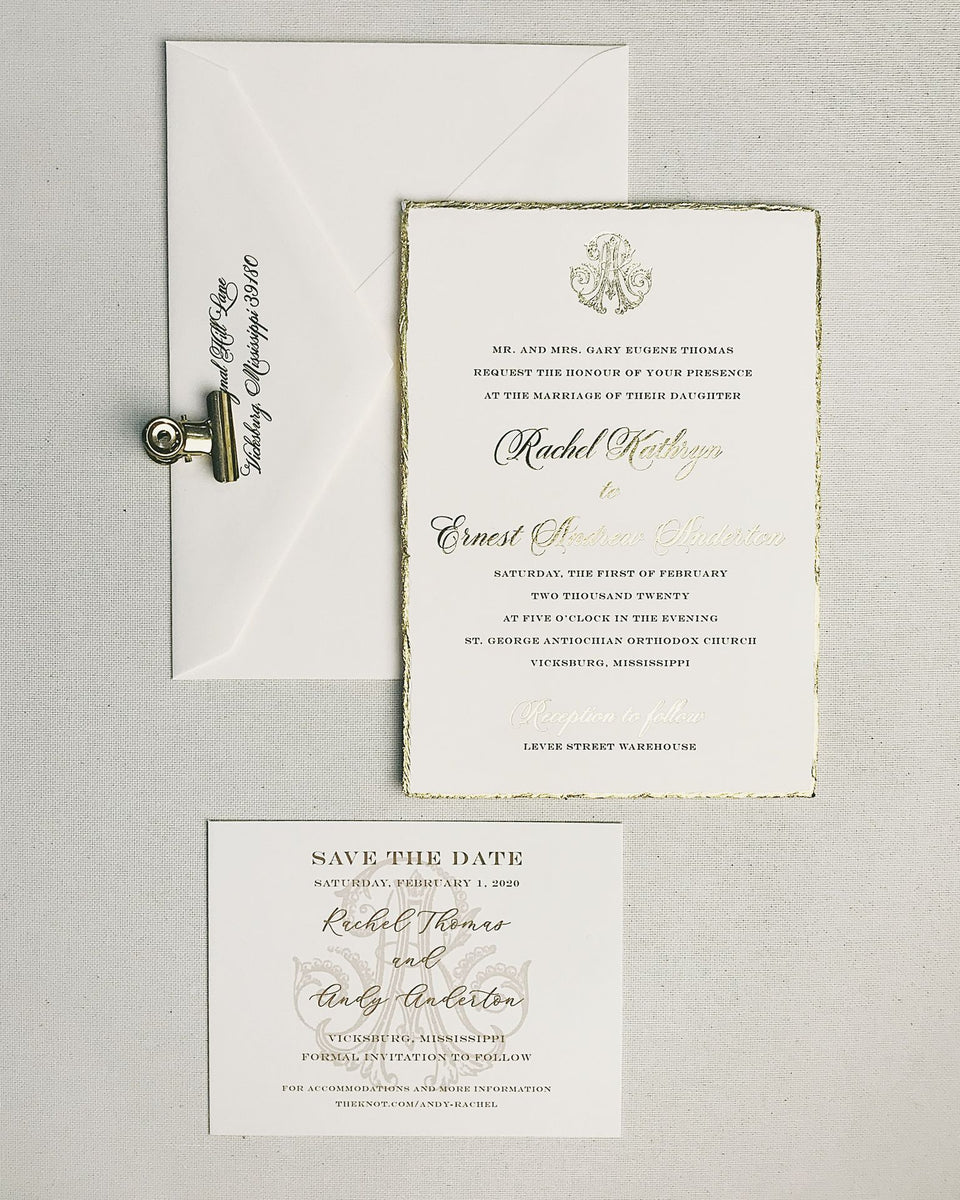 Thomas Wedding Invitation - Deposit Listing – Fresh Ink